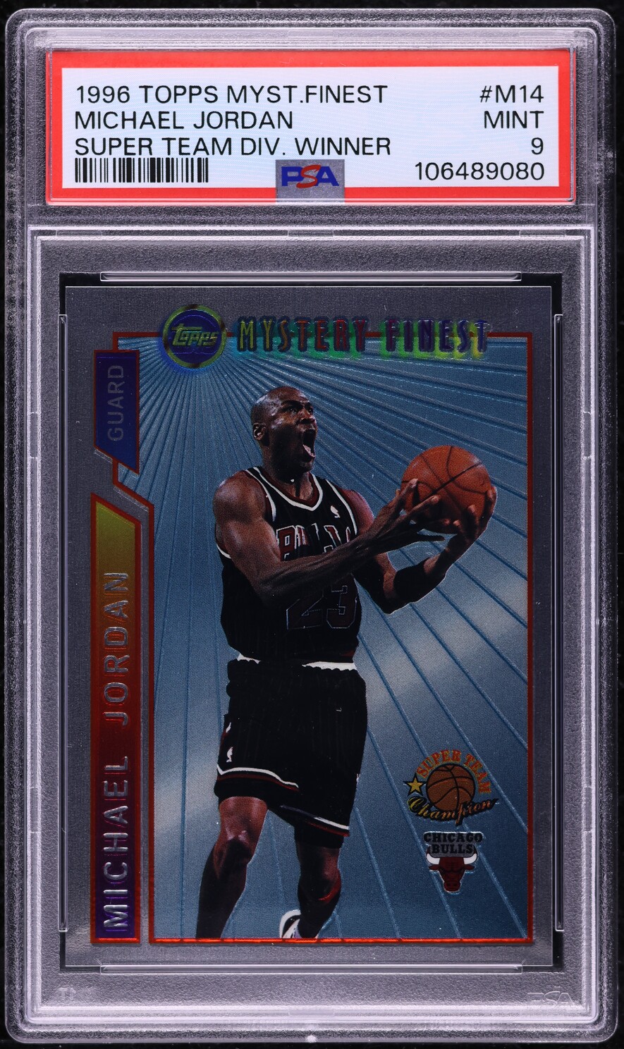 1996 Topps Mystery Finest Super Team Division Winner Michael Jordan # ...
