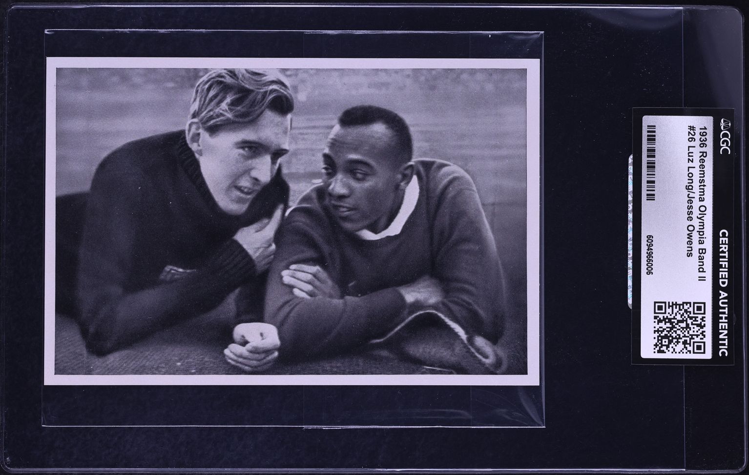 1936 Reemstma Olympia Band II Luz Long Jesse Owens #26 CGC AUTH on ...