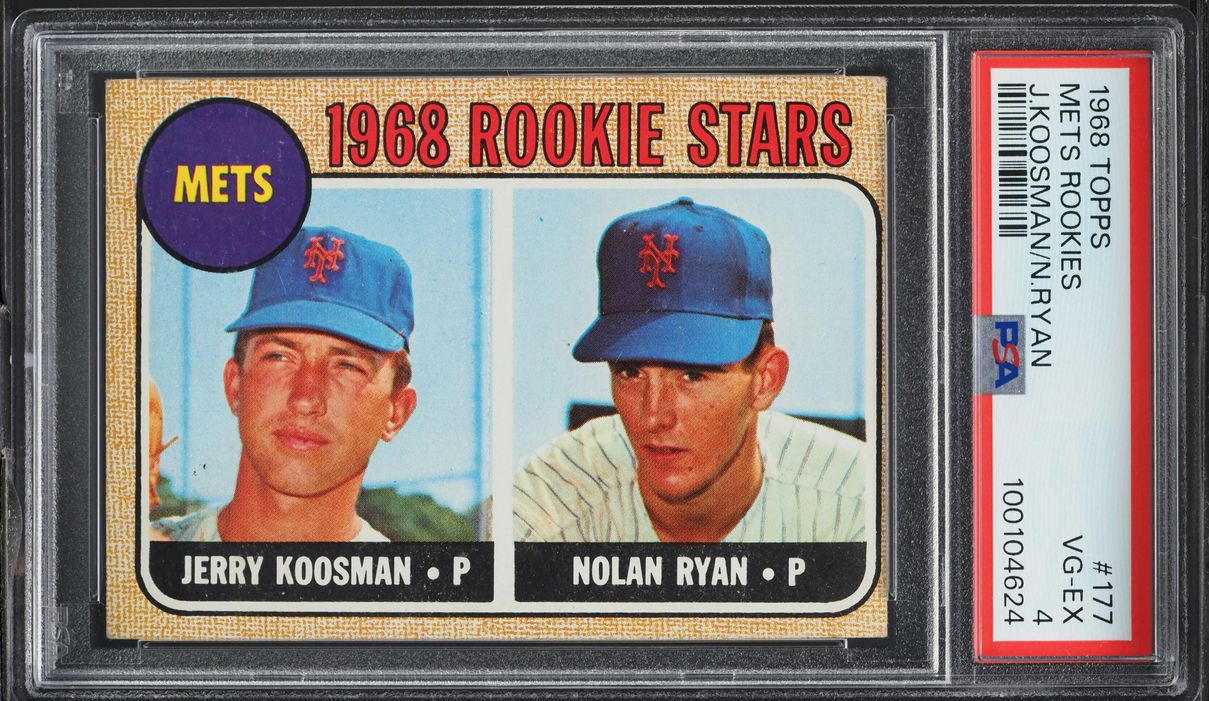 1968 Topps Nolan Ryan ROOKIE #177 PSA 4 VGEX on Fanatics Collect