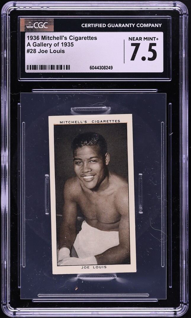 1936 Mitchell's A Gallery of '35 Joe Louis #28 CGC 7.5 NRMT+ on Fanatics Collect