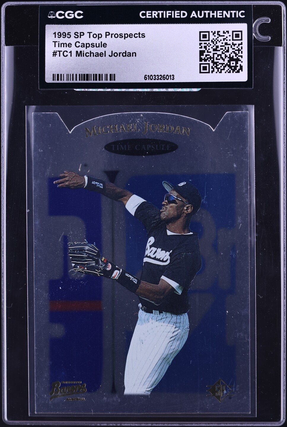 1995 SP Top Prospects Time Capsule Michael Jordan ROOKIE #TC1 CGC AUTH ...
