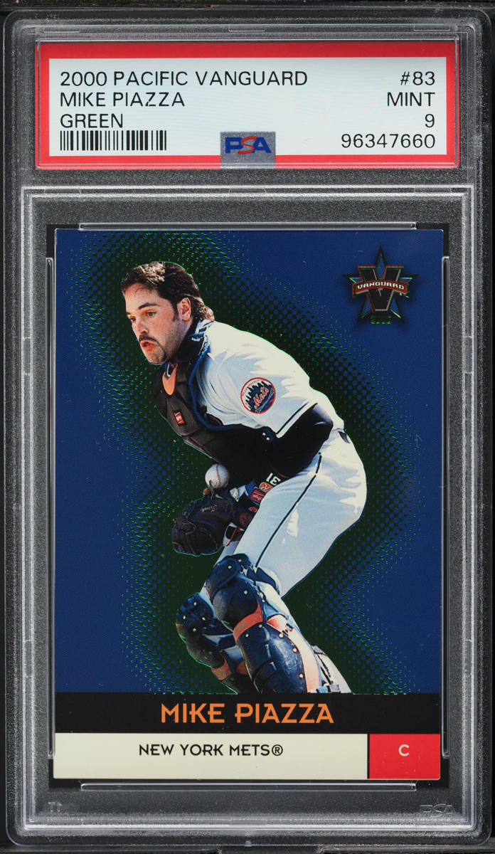 2000 Pacific Vanguard Green Mike Piazza /199 #83 PSA 9 MINT on Fanatics ...