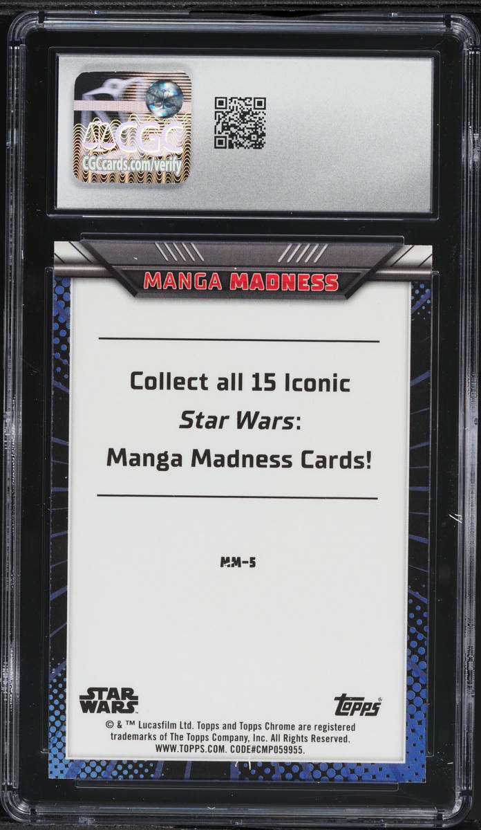 2023 Topps Chrome Star Wars Manga Madness Vader Luke Han Leia #MM-5 CGC ...