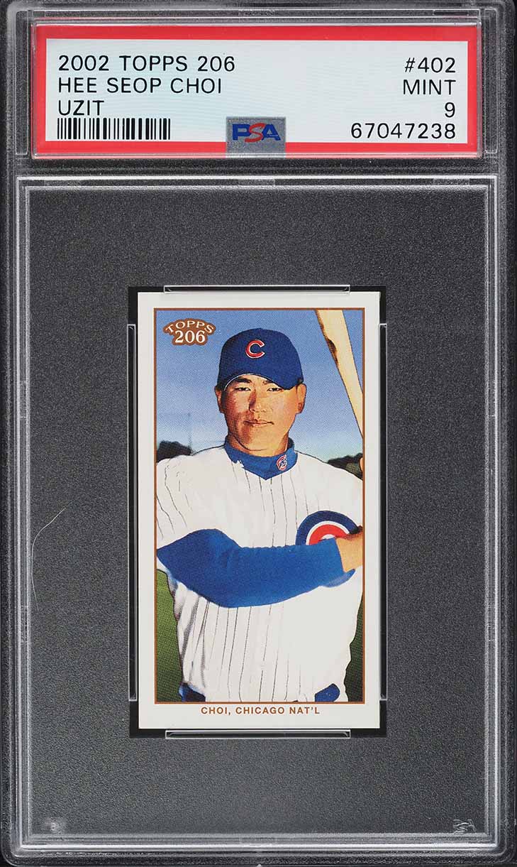 2002 Topps 206 Uzit Hee Seop Choi #402 PSA 9 MINT on Fanatics Collect