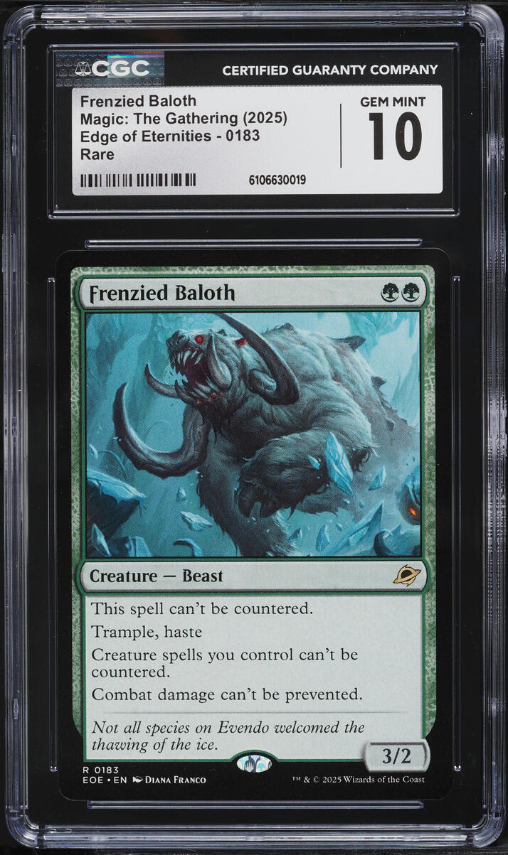 2025 Magic The Gathering MTG Edge Of Eternities Frenzied Baloth #0183 ...