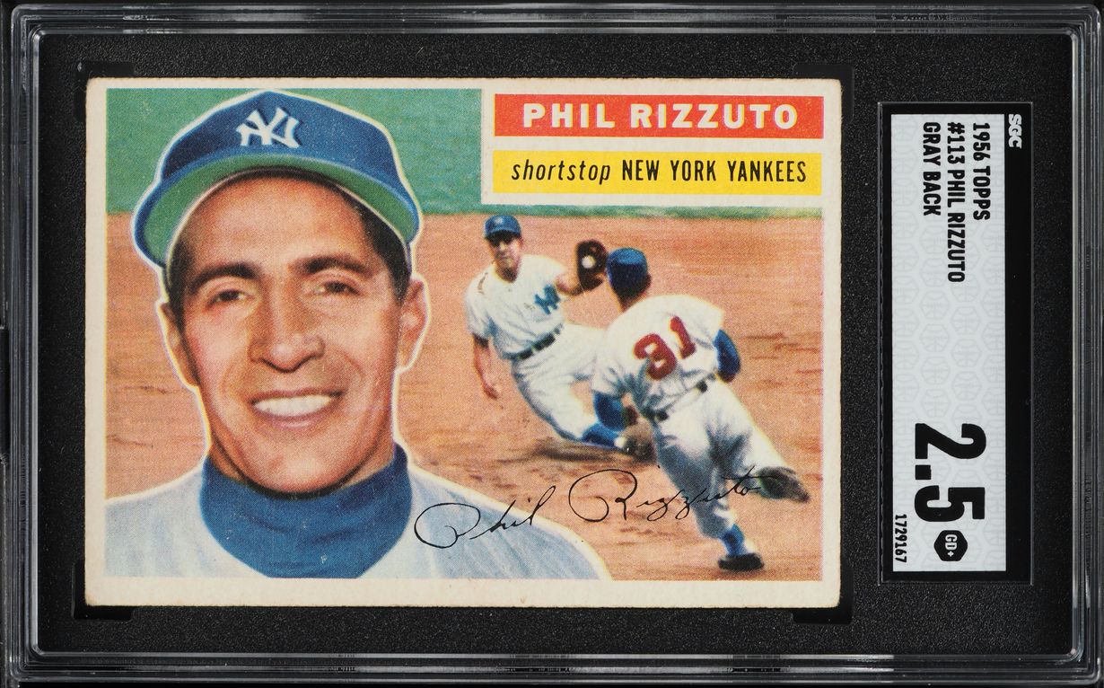 1956 Topps Phil Rizzuto #113 SGC 2.5 GD+ on Fanatics Collect