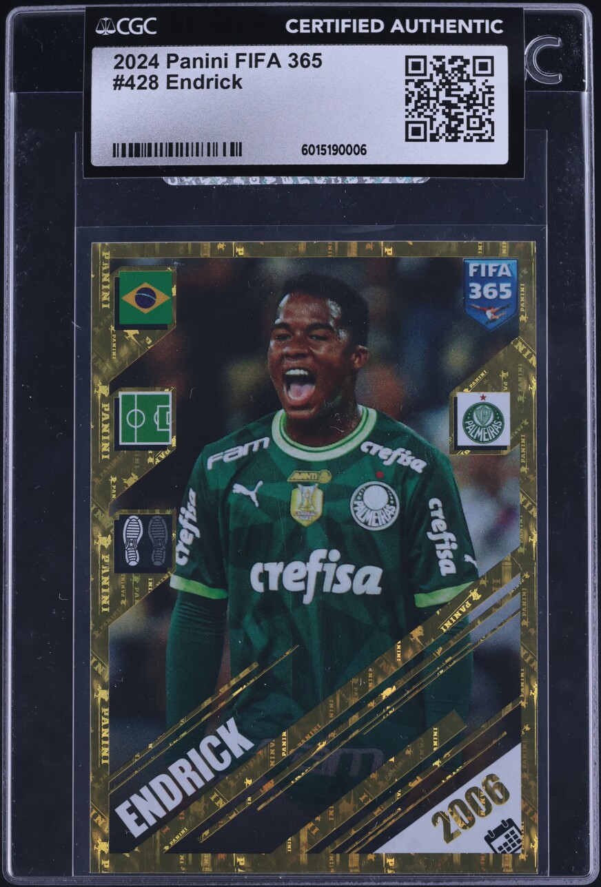 2024 Panini FIFA 365 Endrick #428 CGC AUTH on Fanatics Collect
