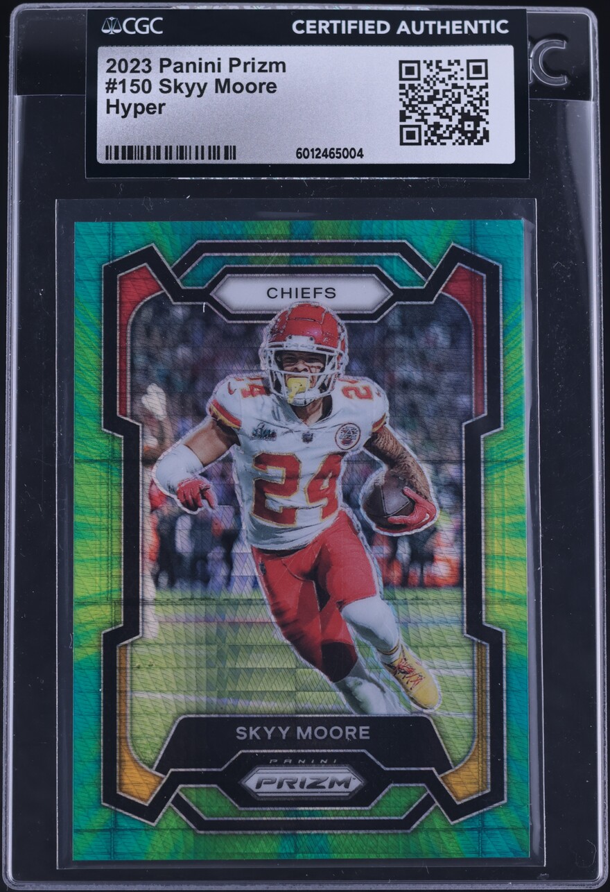 2023 Panini Prizm Hyper Skyy Moore /175 #150 CGC AUTH on Fanatics Collect