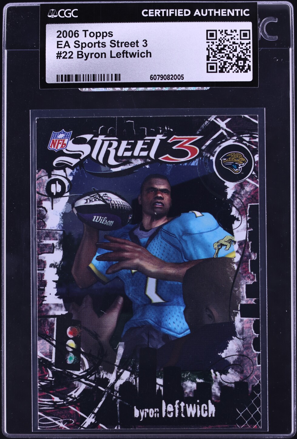 2006 Topps EA Sports Street 3 Byron Leftwich #22 CGC AUTH on Fanatics ...