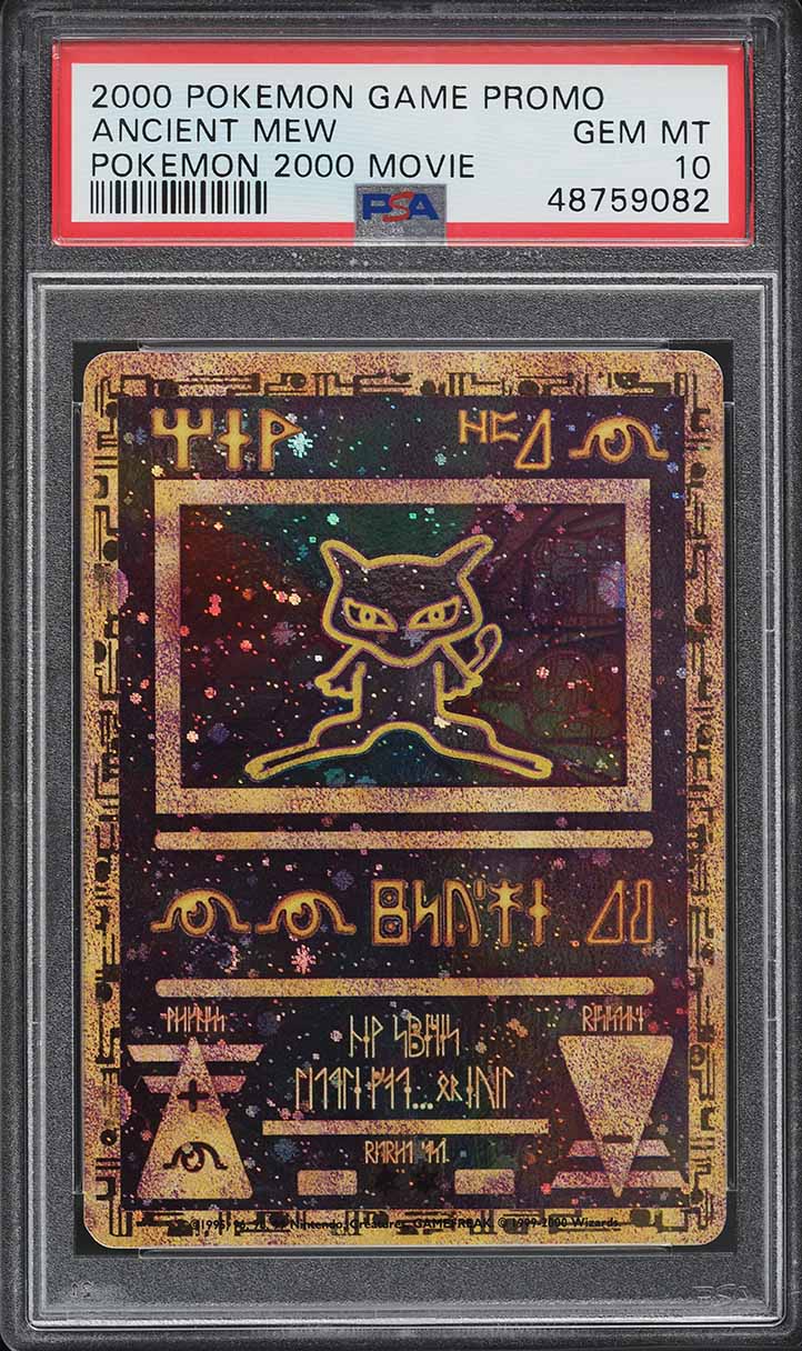 2000 Pokemon Promo 2000 Movie Ancient Mew PSA 10 GEM MINT on Fanatics ...