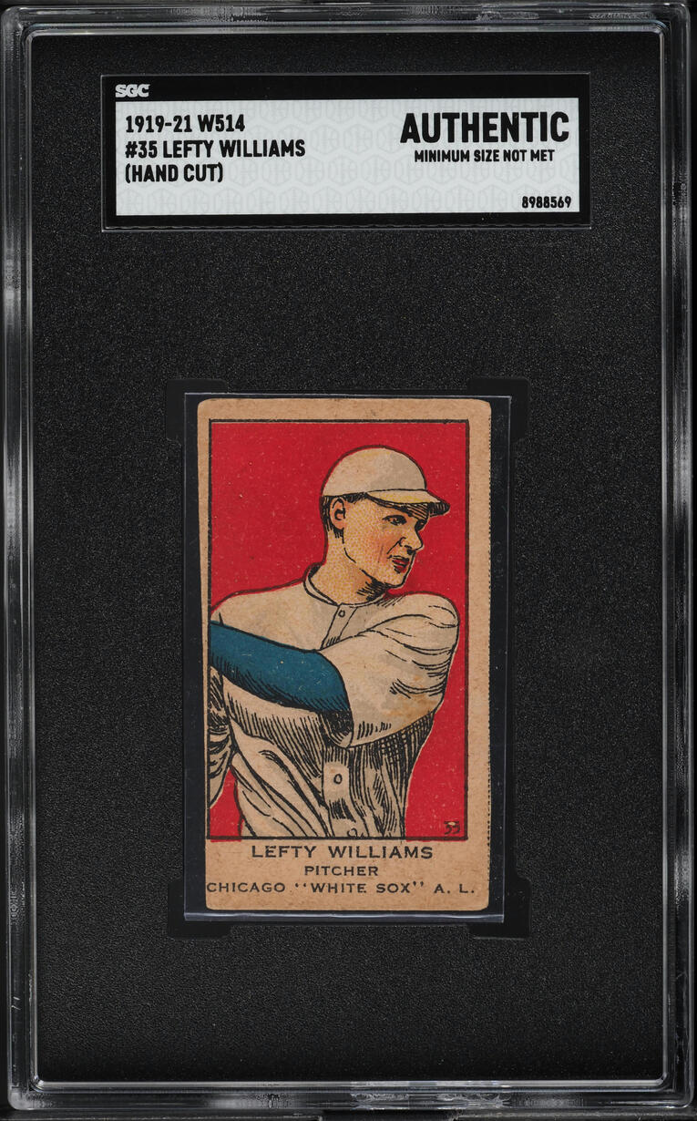 1919 W514 Lefty Williams #35 SGC AUTH on Fanatics Collect