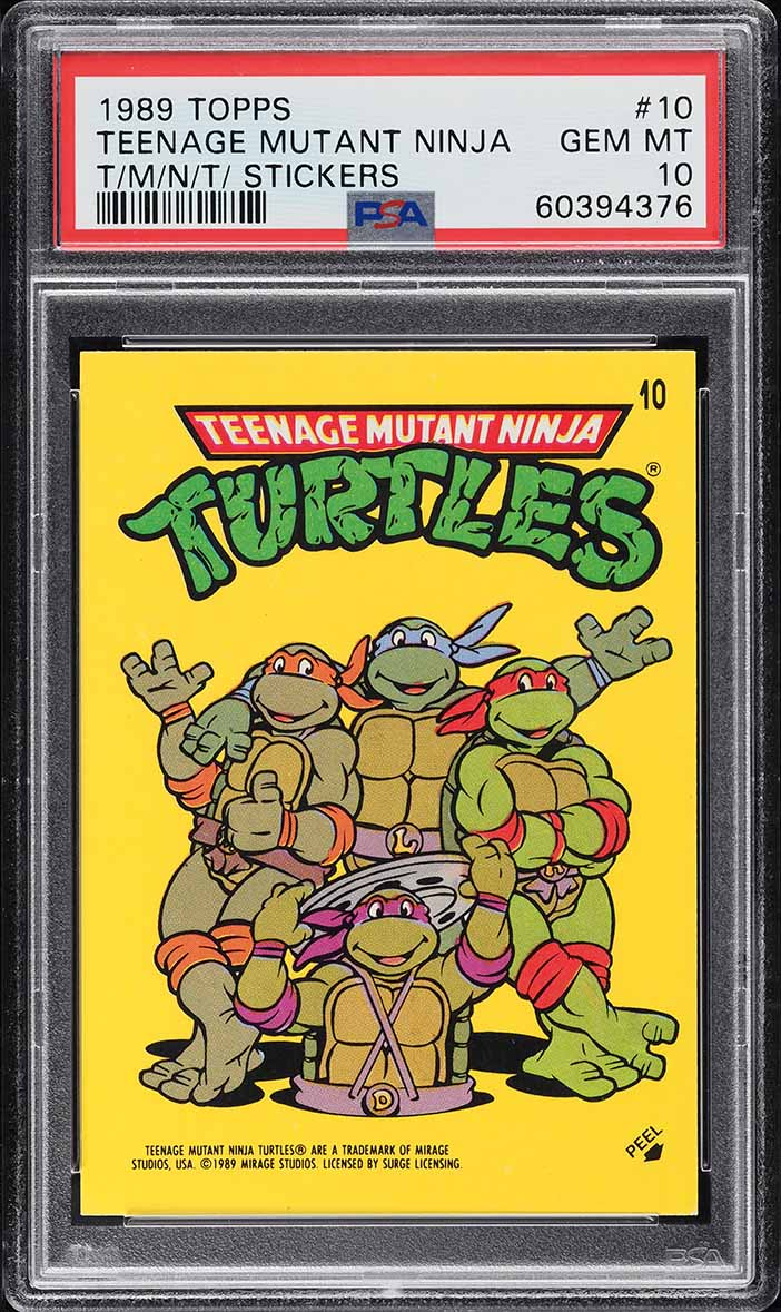 1989 Topps Teenage Mutant Ninja Turtles Stickers Teenage Mutant Ninja ...