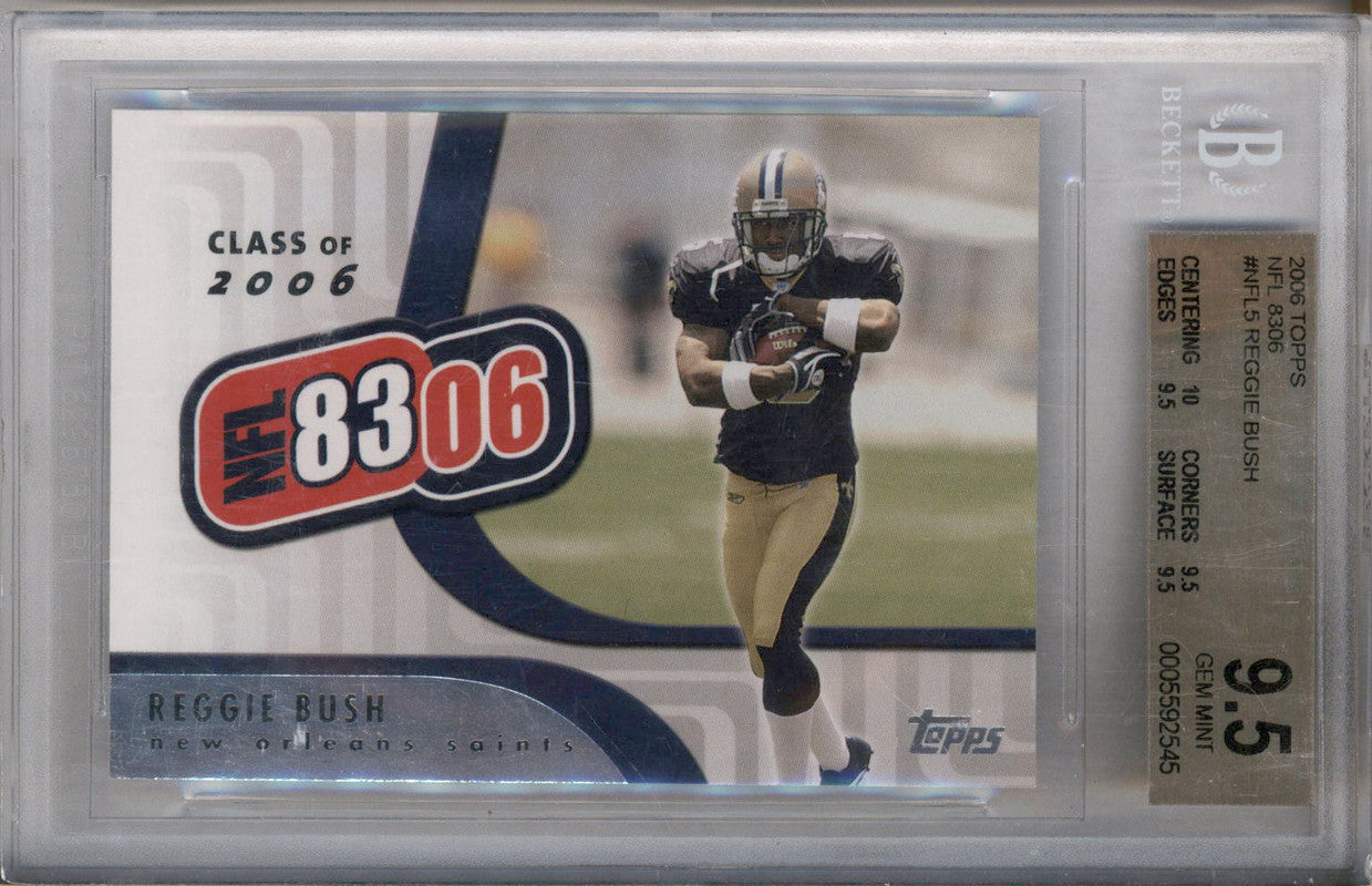 2006 Topps NFL 8306 Reggie Bush RC Rookie BGS 9.5 on Fanatics Collect