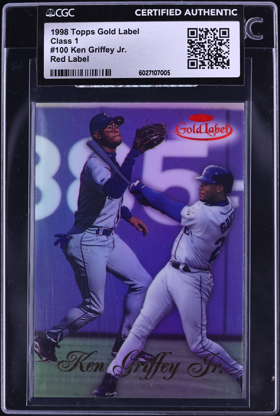 1998 Topps Gold Label Class 1 Red Label Ken Griffey Jr. /100 #100 CGC ...