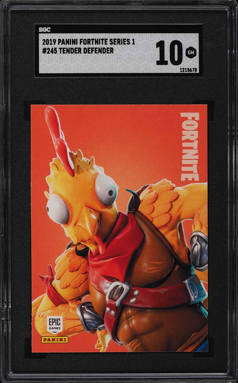 2019 Panini Fortnite Series 1 Tender Defender #245 SGC 10 GEM MINT on ...