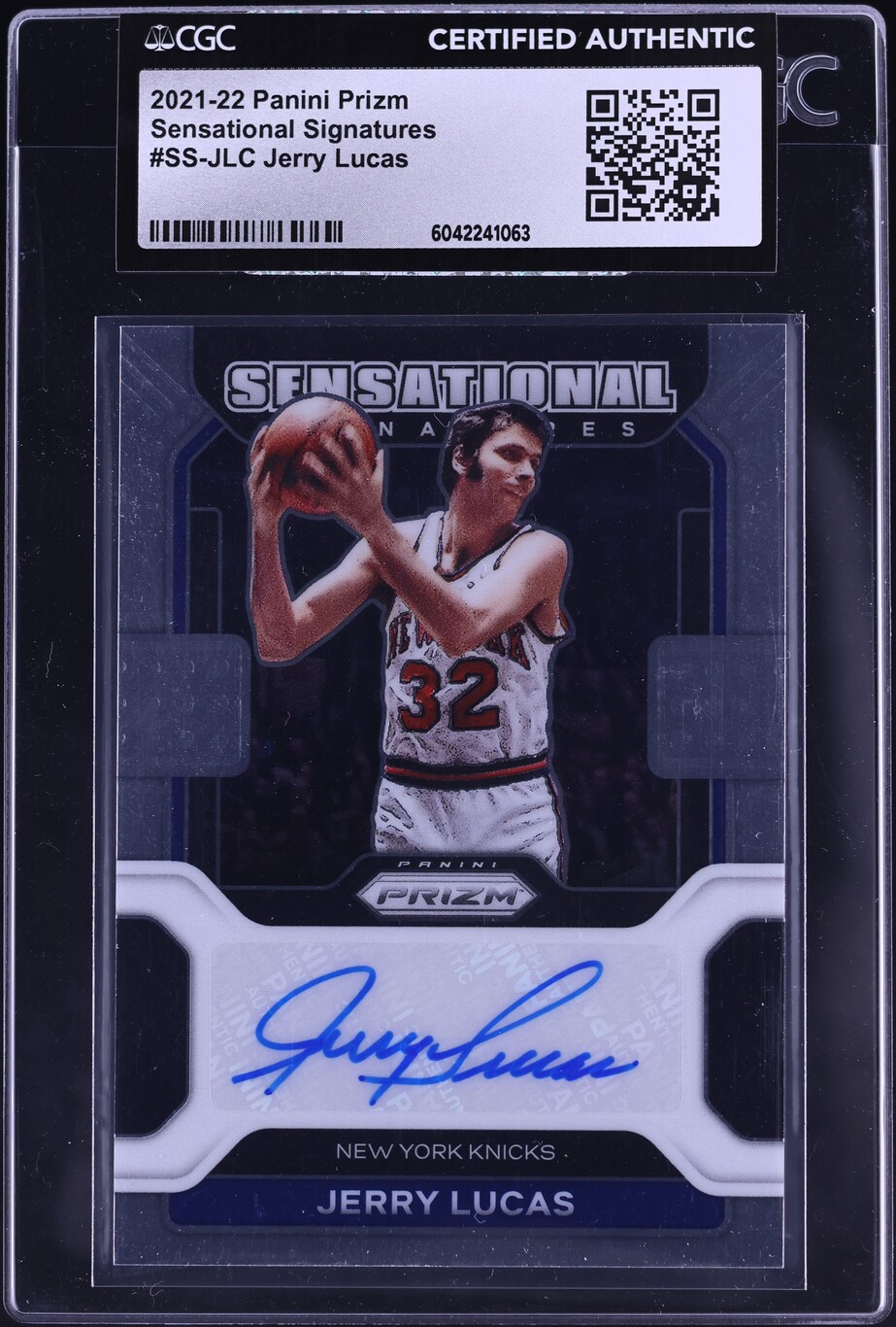 2021 Panini Prizm Sensational Signatures Jerry Lucas AUTO #SS-JLC CGC ...