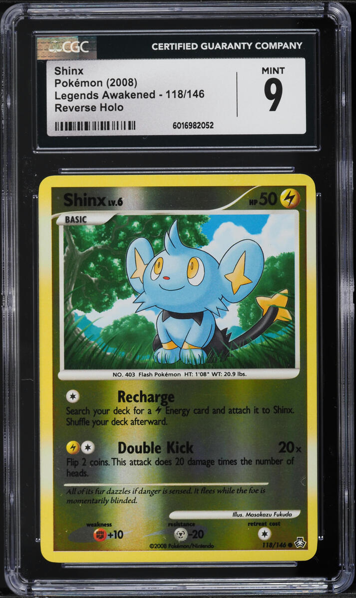 2008 Pokemon Diamond & Pearl Legends Awakened Reverse Holo Shinx #118 ...