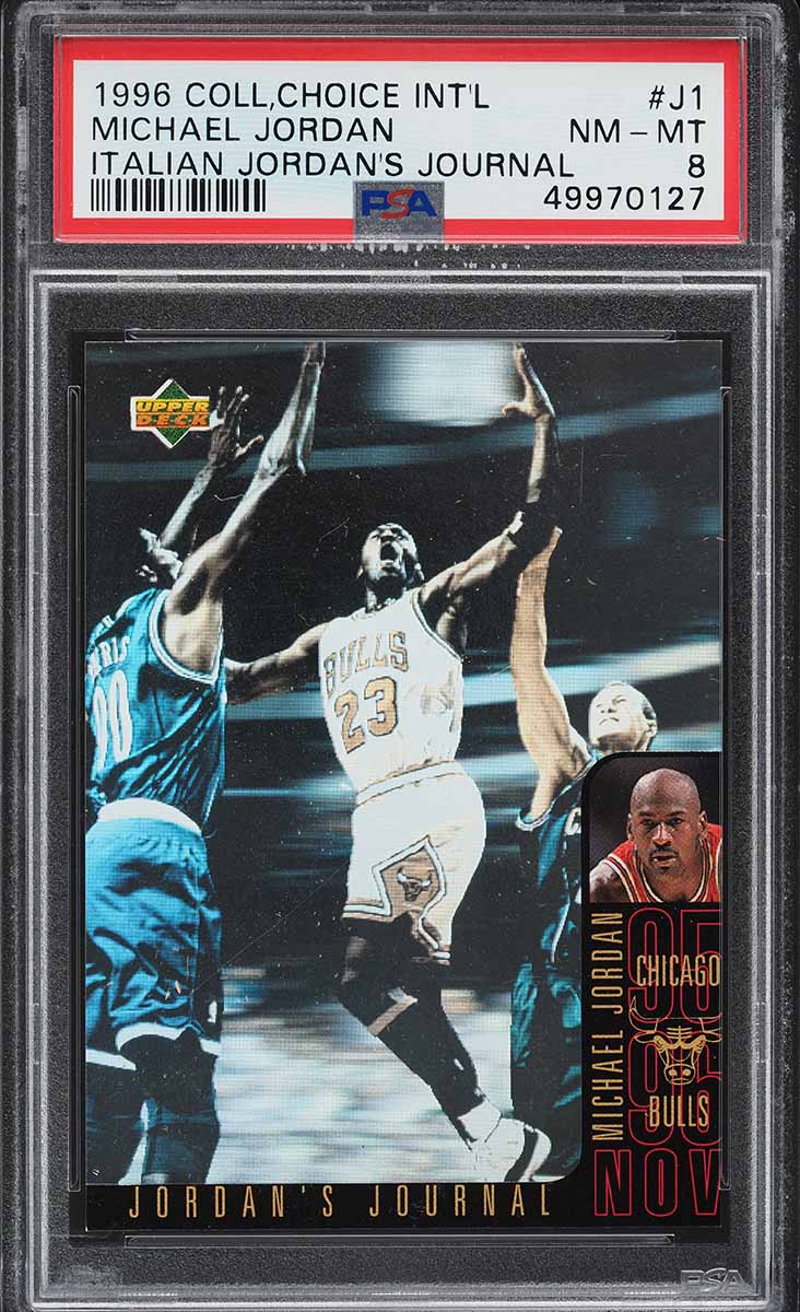 1996 Collector's Choice International Italian Journal Michael Jordan # ...