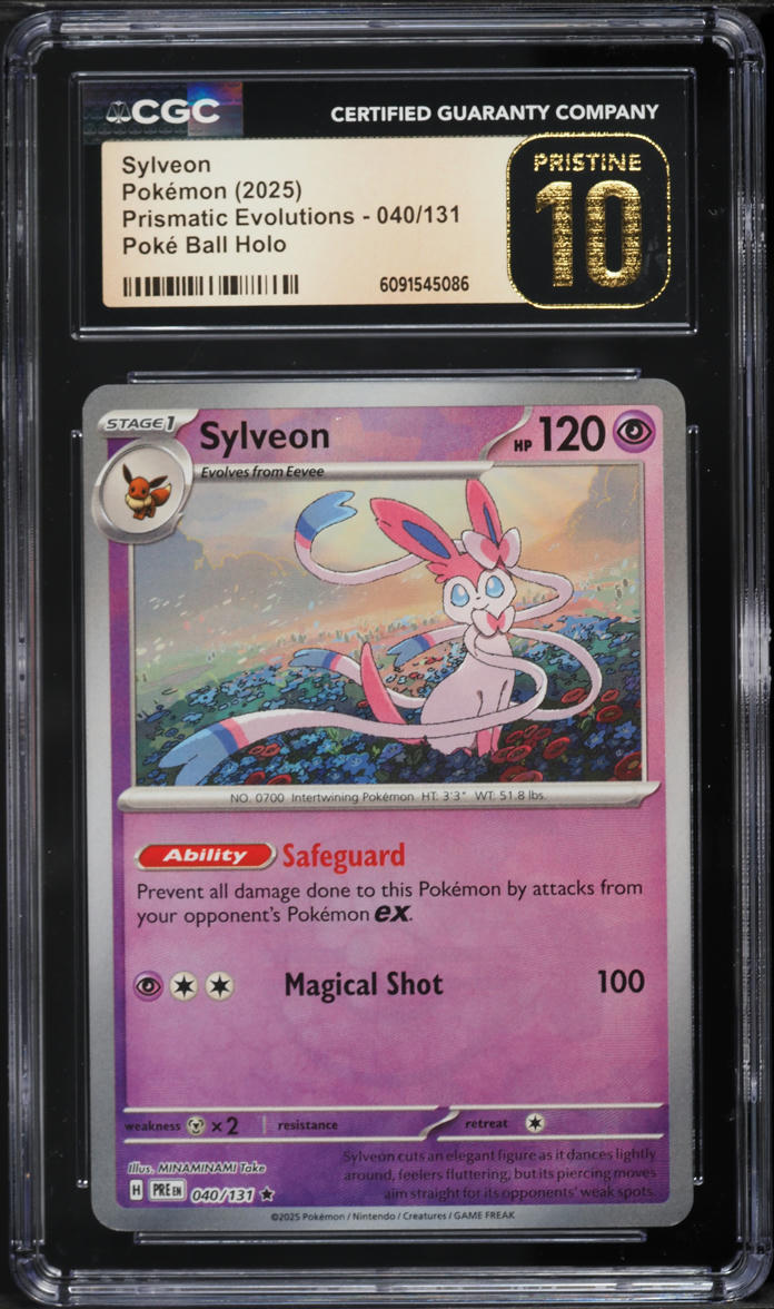 2025 Pokemon Scarlet & Violet Prismatic Evolutions Poke Ball Holo ...