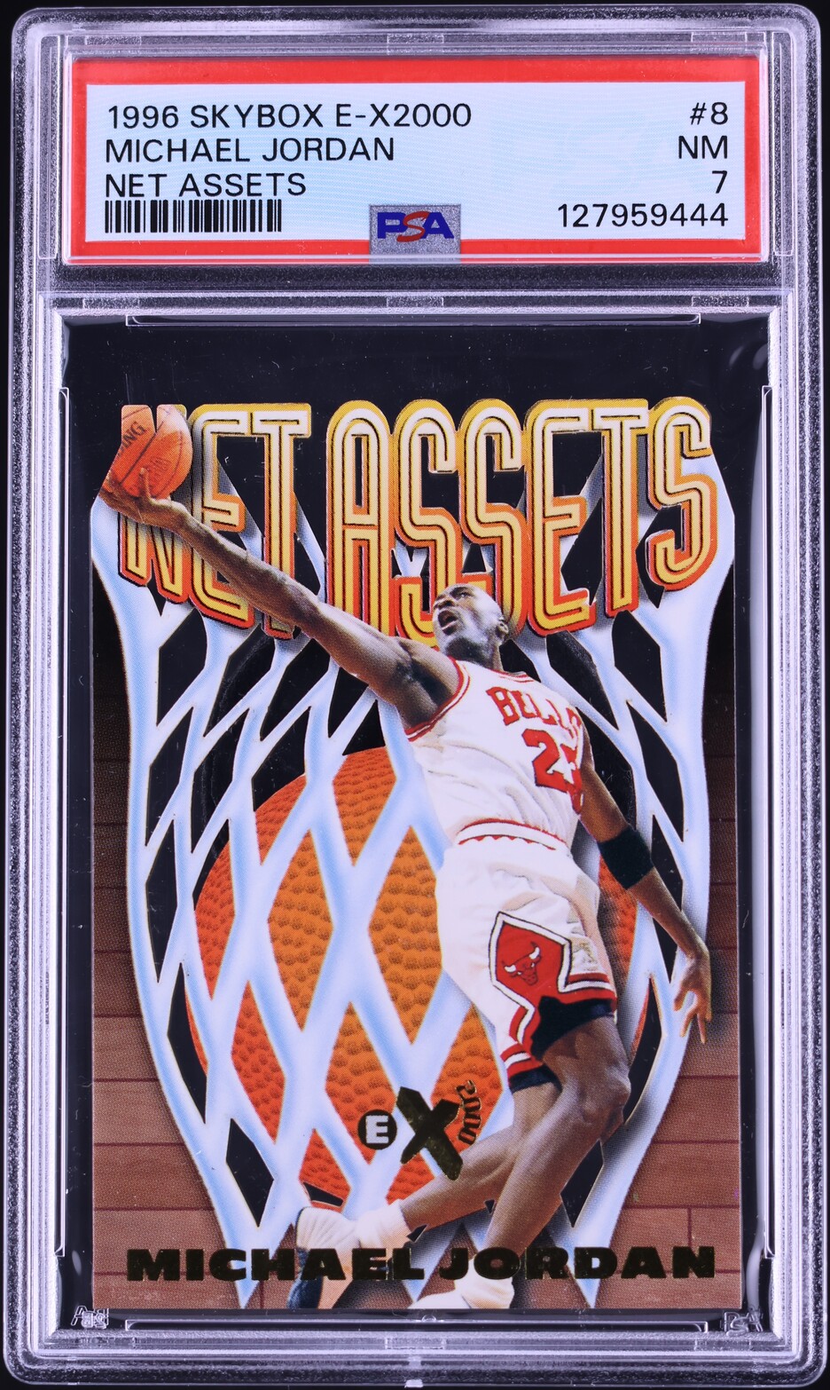 1996 Skybox E-X2000 Net Assets Michael Jordan #8 PSA 7 NRMT on Fanatics ...