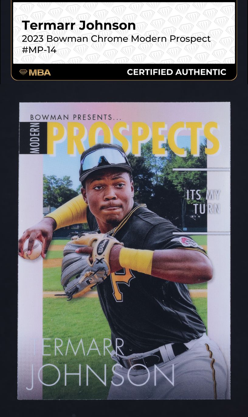 2023 Bowman Chrome Modern Prospect Termarr Johnson PROSPECT #MP-14 MBA ...