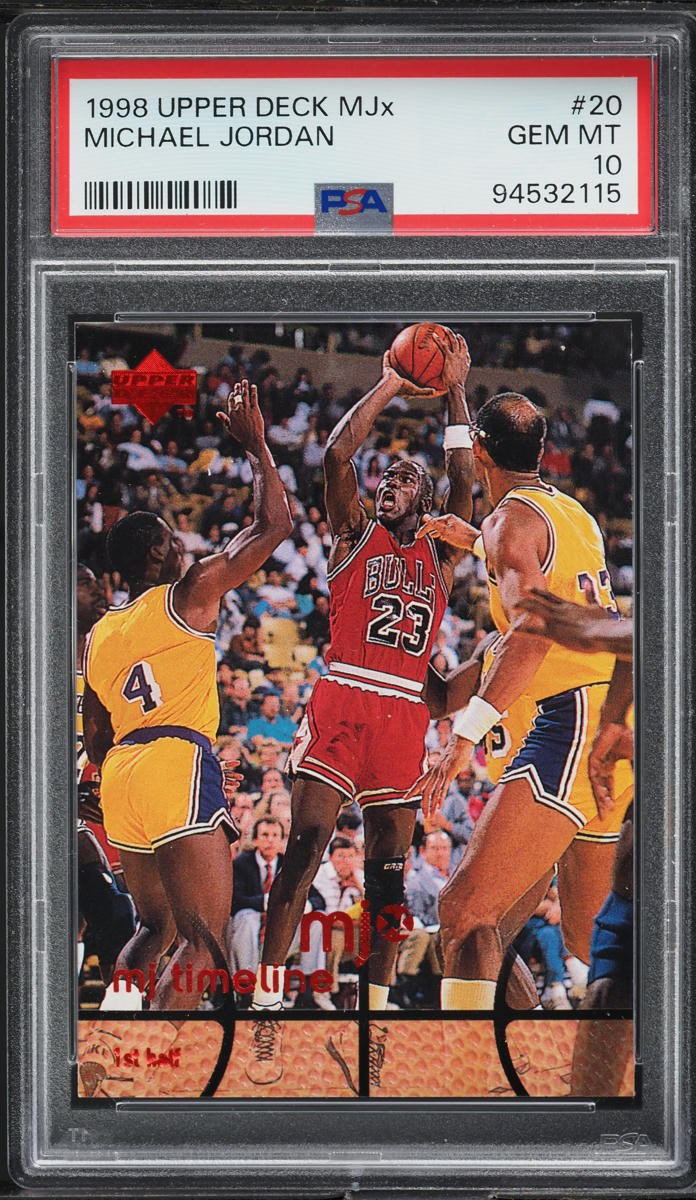 1998 Upper Deck MJx Michael Jordan #20 PSA 10 GEM MINT on Fanatics Collect