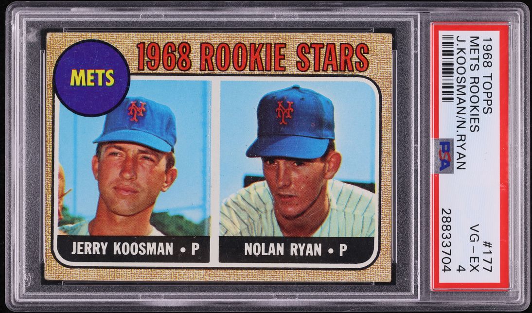 1968 Topps Nolan Ryan ROOKIE #177 PSA 4 VGEX on Fanatics Collect