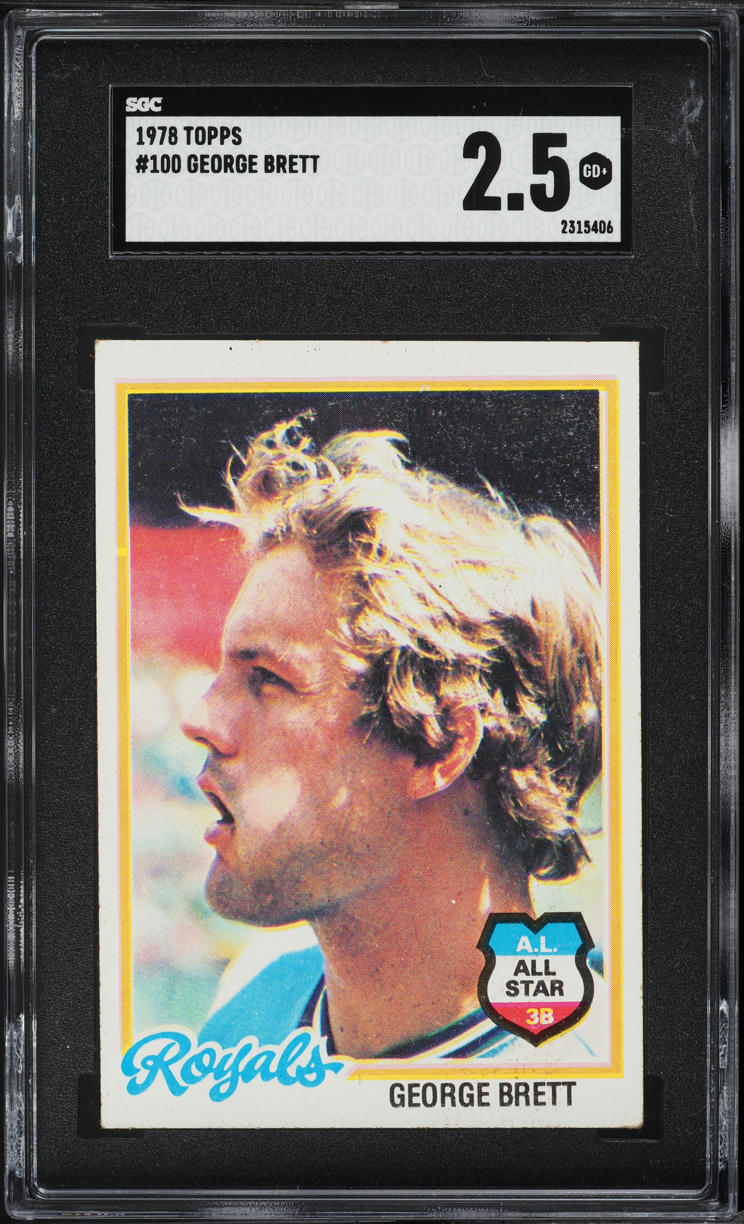 1978 Topps George Brett ALL-STAR #100 SGC 2.5 GD+ on Fanatics Collect