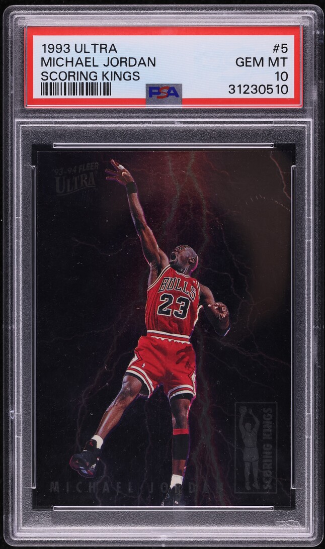 1993 Ultra Scoring Kings Michael Jordan #5 PSA 10 GEM MINT on Fanatics ...