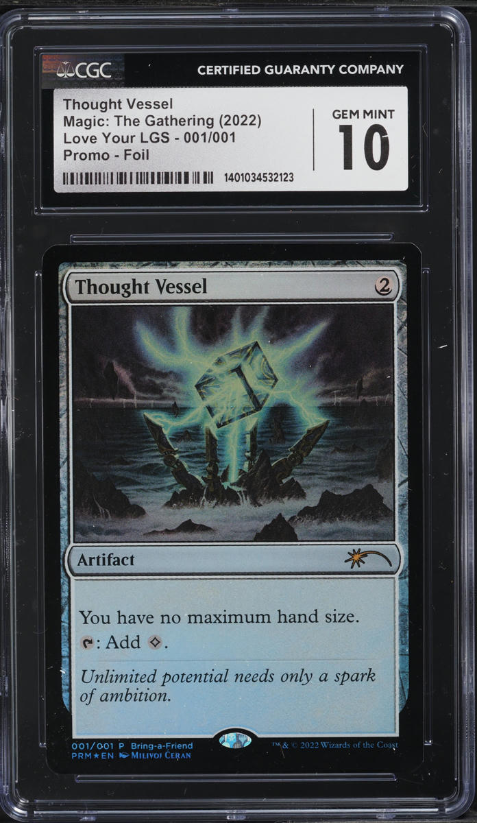 2022 Magic The Gathering Love Your LGS Foil Thought Vessel #1 CGC 10 ...