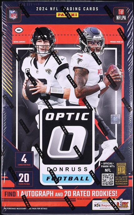 2024 Donruss Optic Football Sealed Hobby Box, 20ct Packs on Fanatics ...