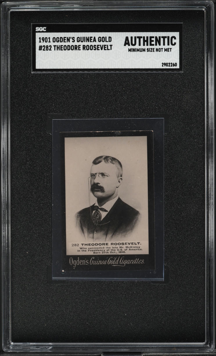 1901 Ogden's Guinea Gold Theodore Roosevelt #282 SGC AUTH on Fanatics ...