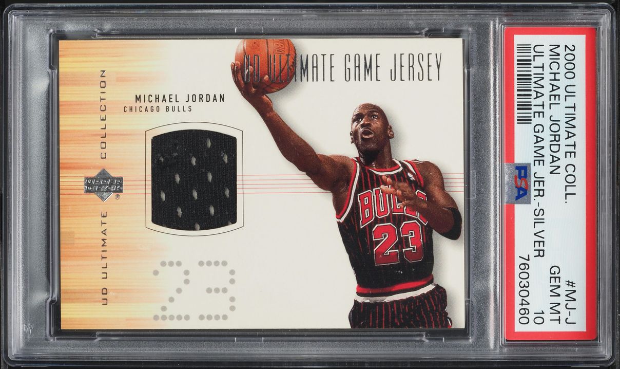 2000 Ultimate Collection Game Jersey Silver Michael Jordan PATCH #MJ-J ...