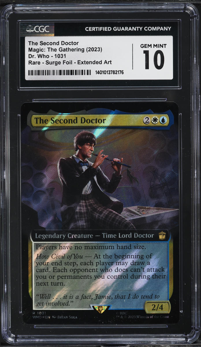2023 Magic The Gathering MTG Dr. Who Surge Foil The Second Doctor #1031 ...
