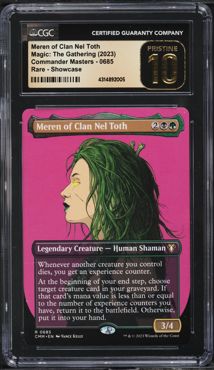 2023 Magic The Gathering MTG Commander Masters Meren Of Clan Nel Toth ...