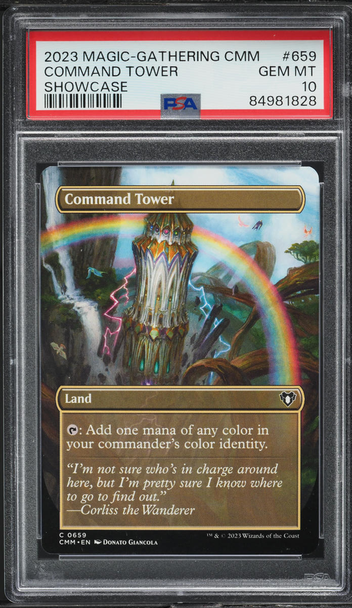 2023 Magic The Gathering MTG Commander Masters Showcase Command Tower ...