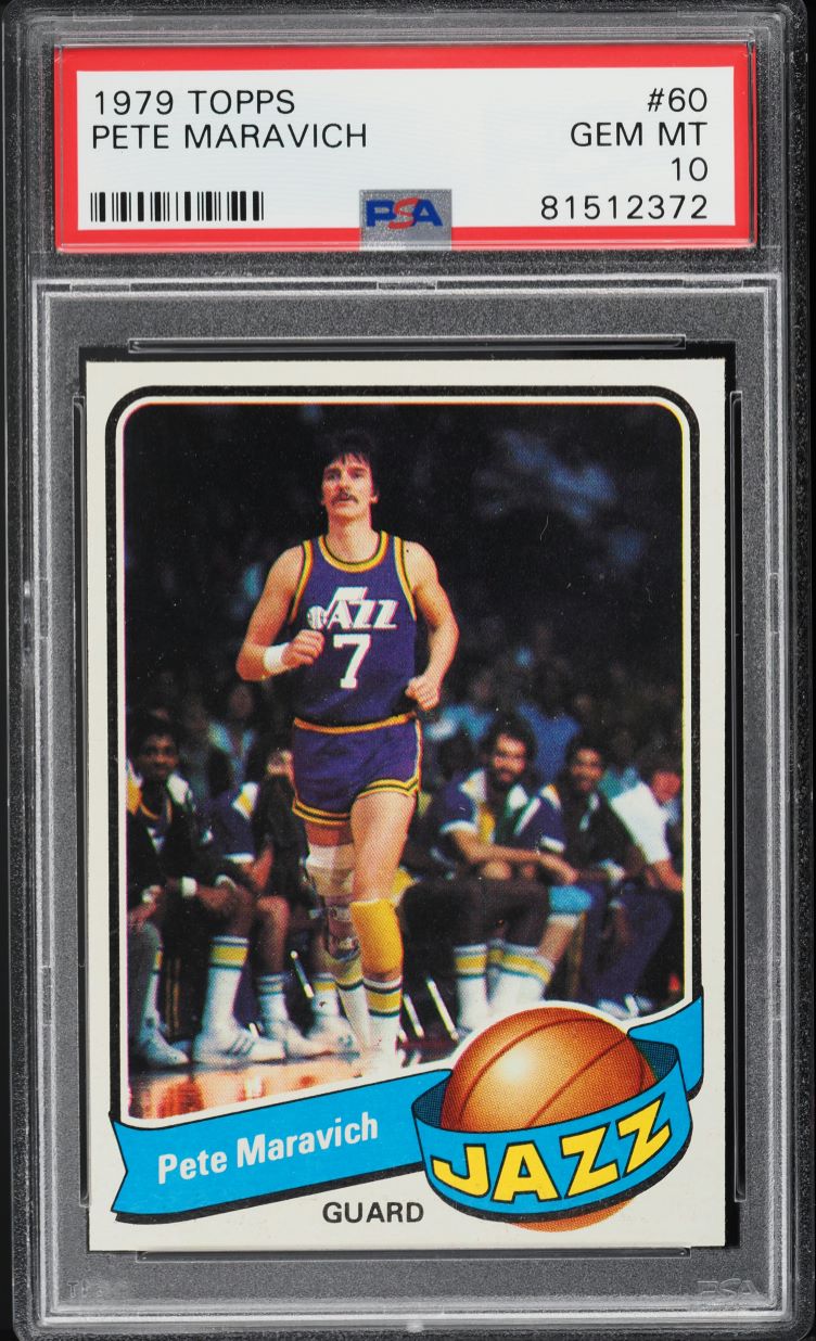 1979 Topps Basketball Pete Maravich #60 PSA 10 GEM MINT on Fanatics Collect