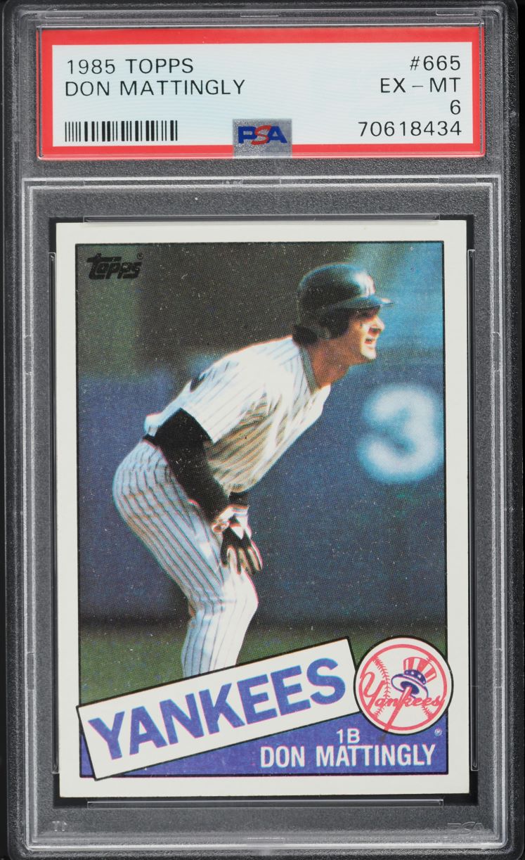 1985 Topps Don Mattingly #665 PSA 6 EXMT on Fanatics Collect