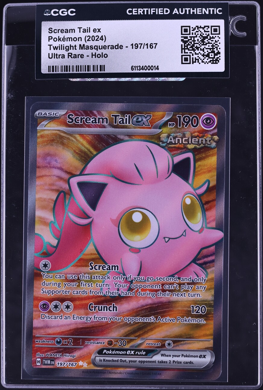 2024 Pokemon Scarlet & Violet Twilight Masquerade Full Art Scream Tail ...
