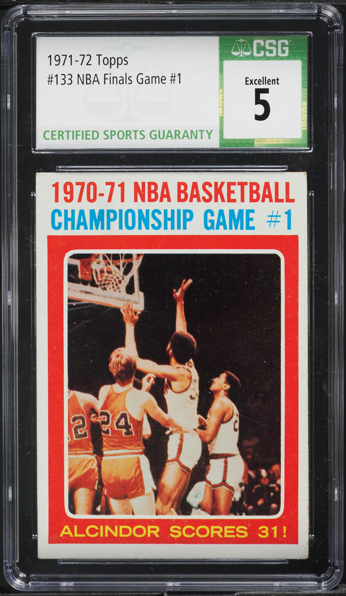 1971 Topps Basketball Championship Game 1 #133 CSG 5 EX on Fanatics Collect