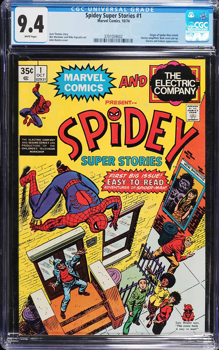 Spidey Super Stories #1 (Marvel, 1974) CGC 9.4 White Pages on Fanatics ...