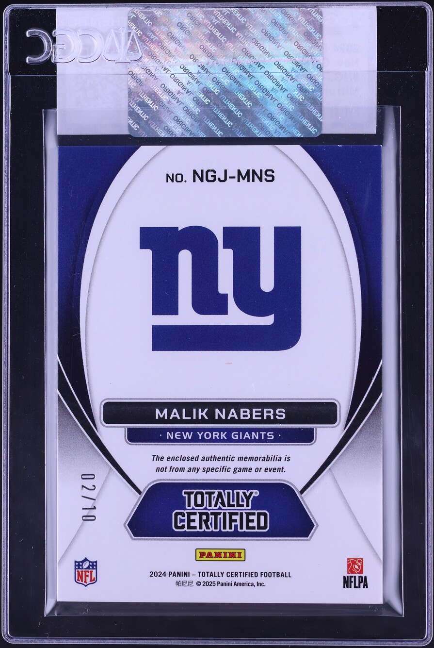 2024 Totally Certified New Generation Mirror Platinum Gold Malik Nabers ...