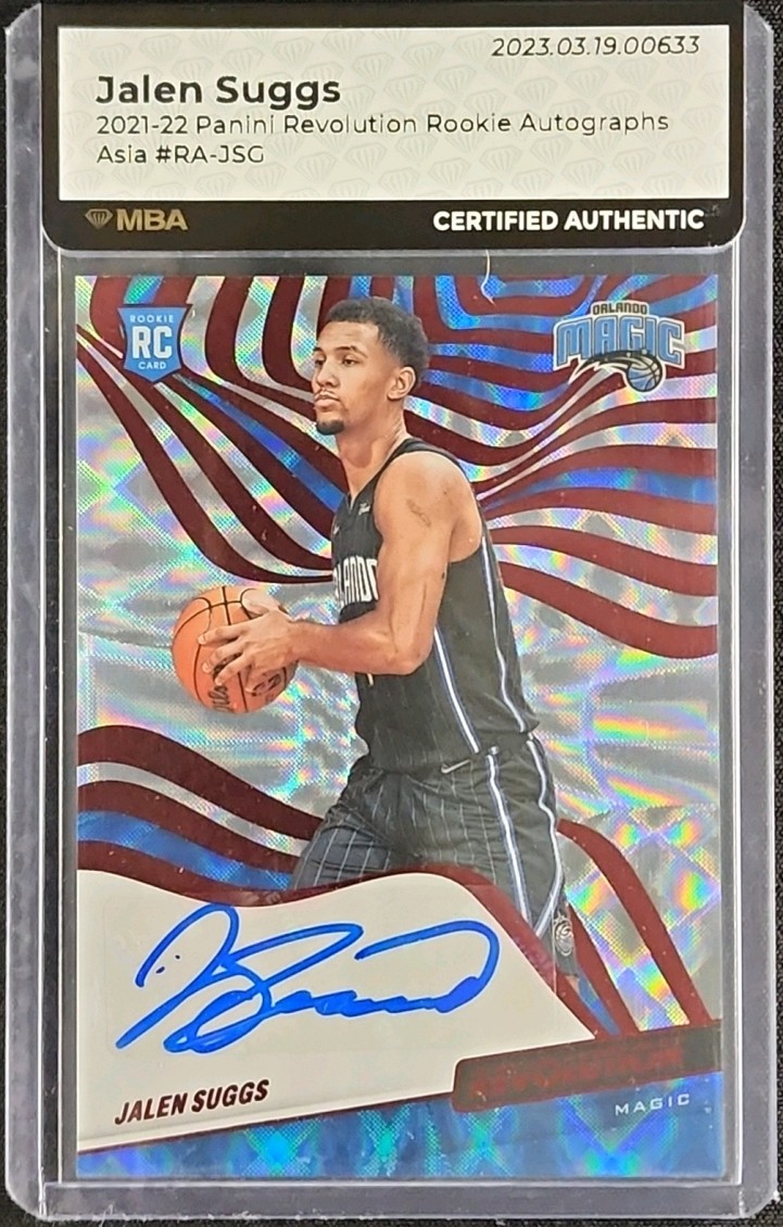 2021 Panini Revolution Asia Jalen Suggs ROOKIE AUTO #RA-JSG MBA AUTH on ...