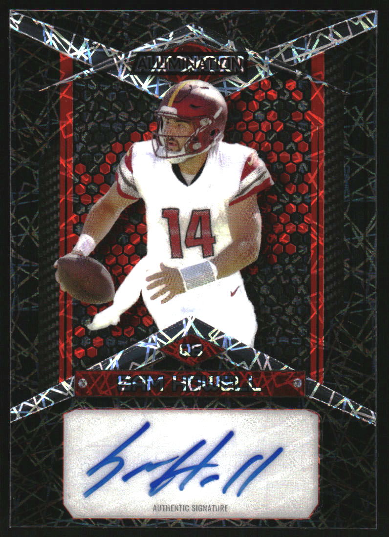 2022 Wild Card Alumination Black Red Velocity Autograph Sam Howell Auto ...