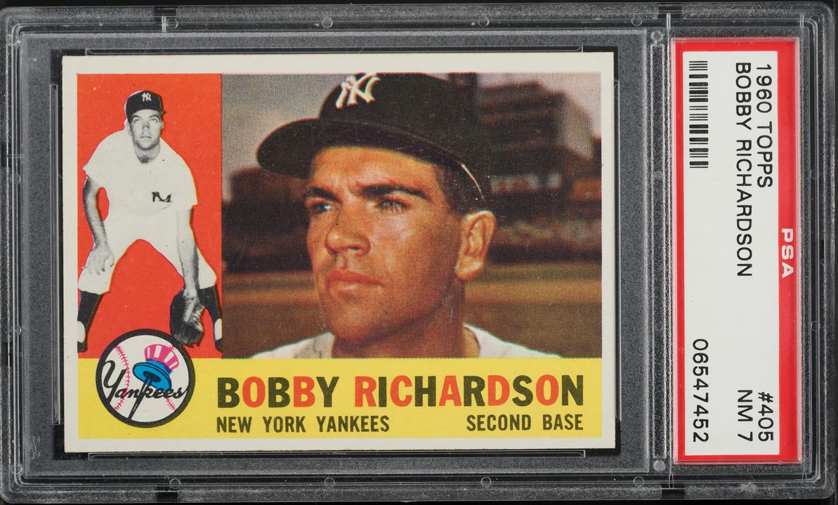 1960 Topps Bobby Richardson #405 PSA 7 NRMT on Fanatics Collect