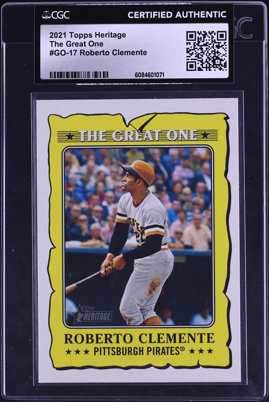 2021 Topps Heritage The Great One Roberto Clemente #GO-17 CGC AUTH on ...
