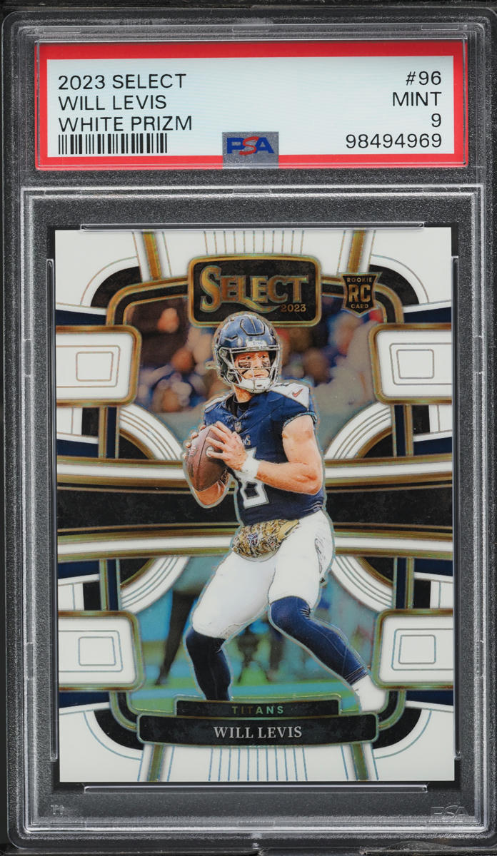 2023 Select Concourse White Prizm Will Levis ROOKIE /35 #96 PSA 9 MINT ...