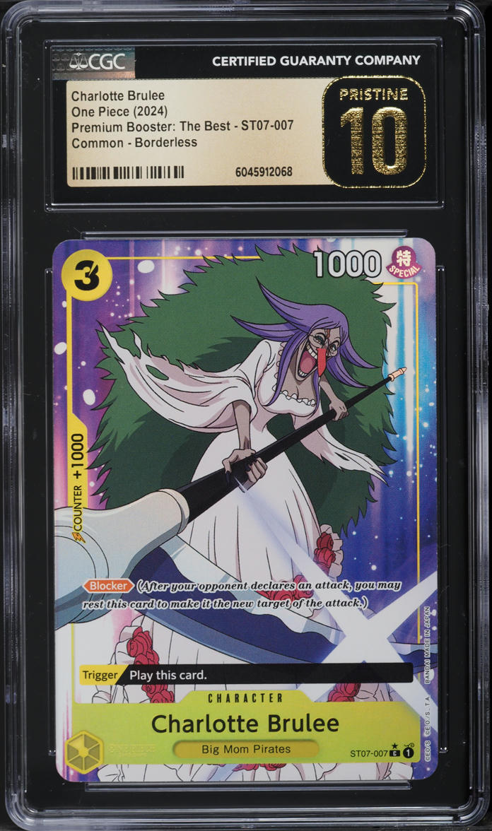 2024 One Piece Premium The Best Borderless Charlotte Brulee #ST07-007 CGC 10 on Fanatics Collect