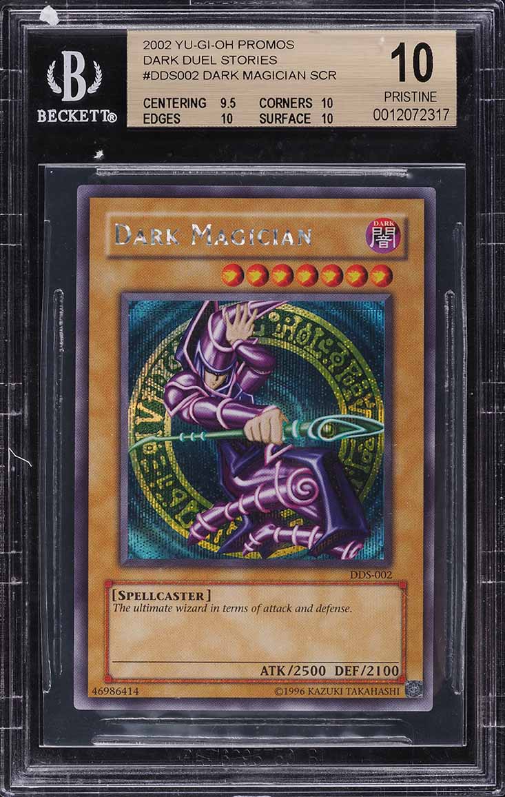 2002 Yu-Gi-Oh! Dark Duel Stories Promos SR Dark Magician #DDS-002 BGS ...