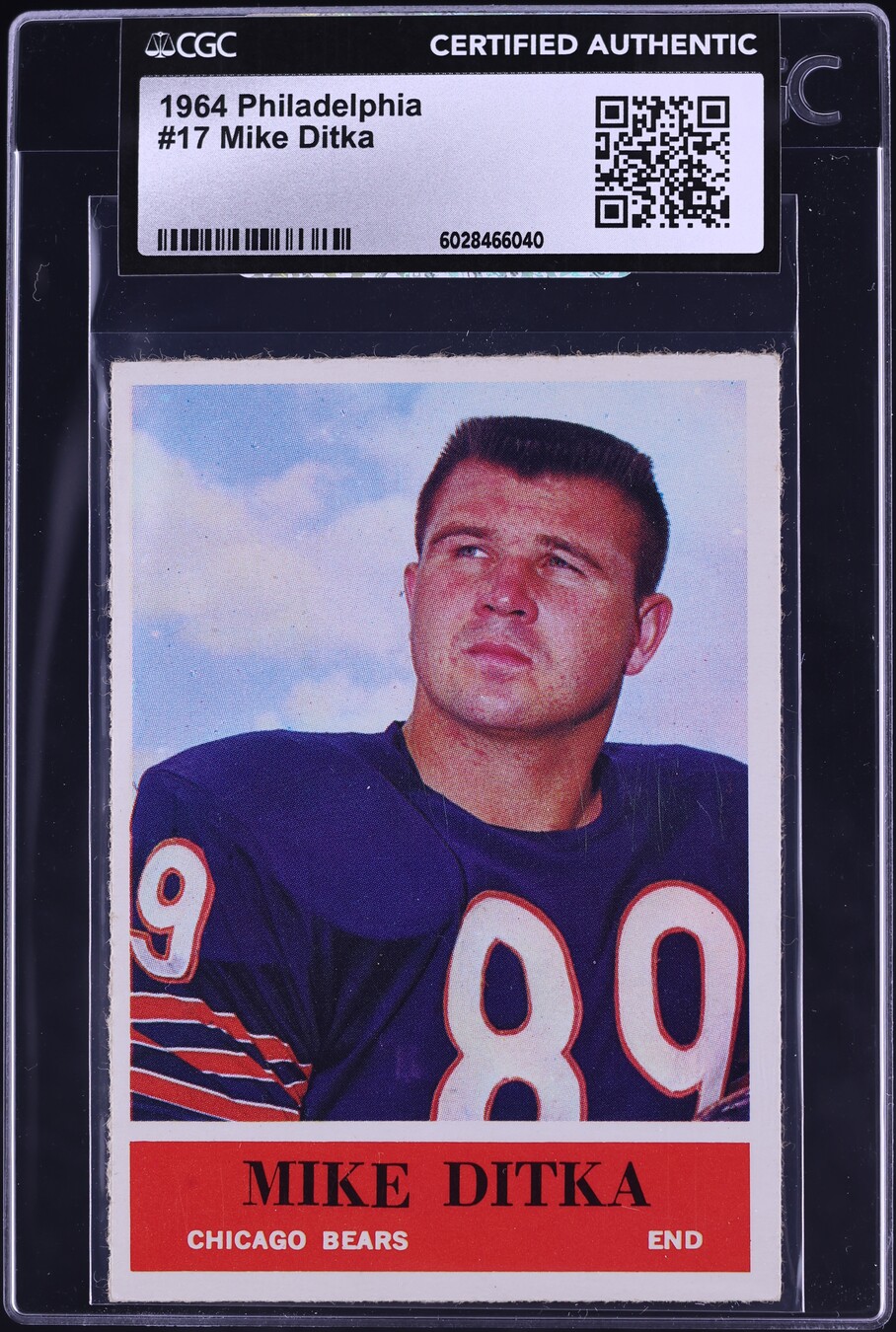 1964 Philadelphia Mike Ditka #17 CGC AUTH on Fanatics Collect